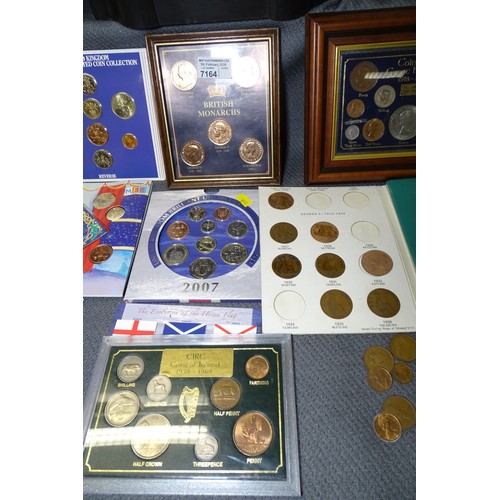 A collection of miscellaneous albums and collectors coins etc