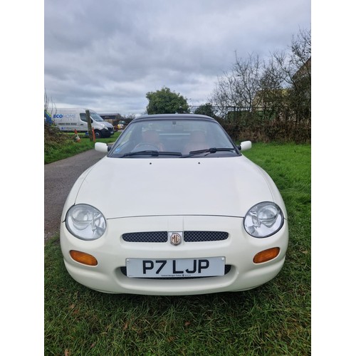 MG MGF 1.8l VVC Convertible, Private Registration number: P7 LJP, V5 ...