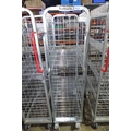 1 x Wheeled picking / restocking trolley with height adjustable shelves ...