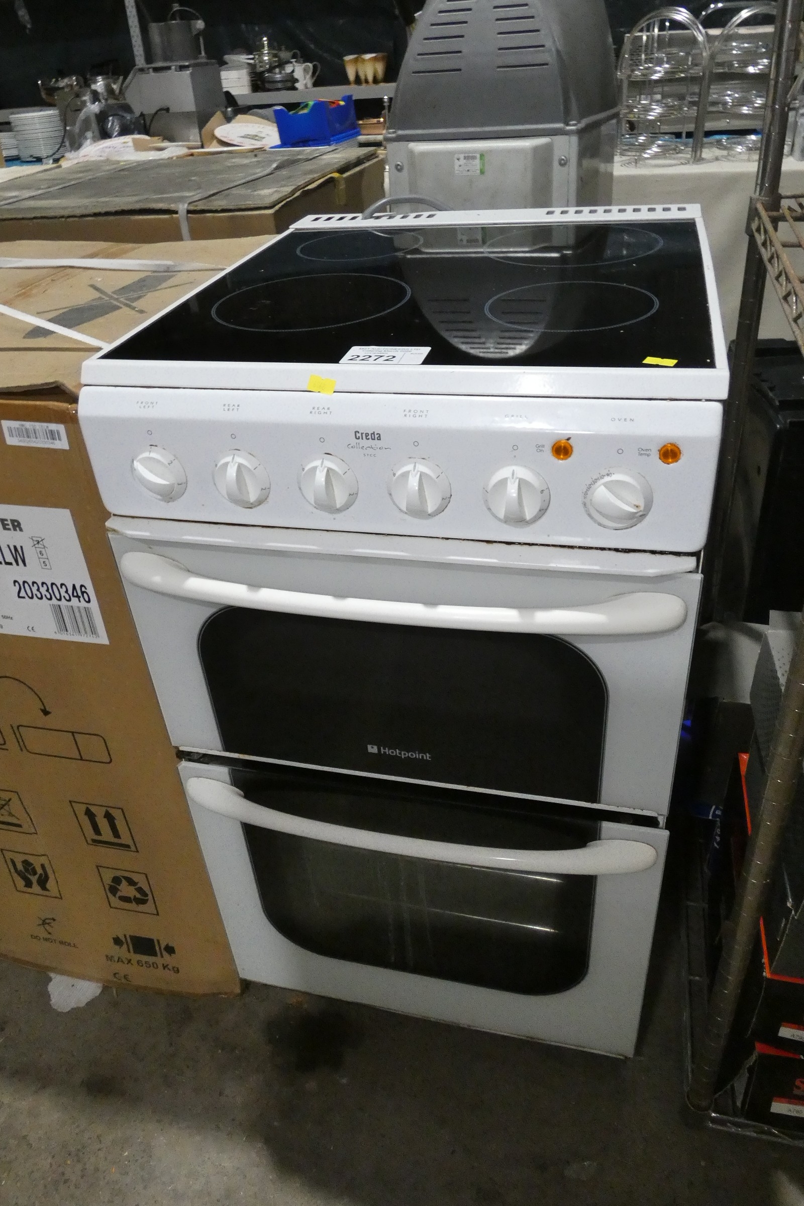 An electric cooker by Freda, with hob oven and grill Trade