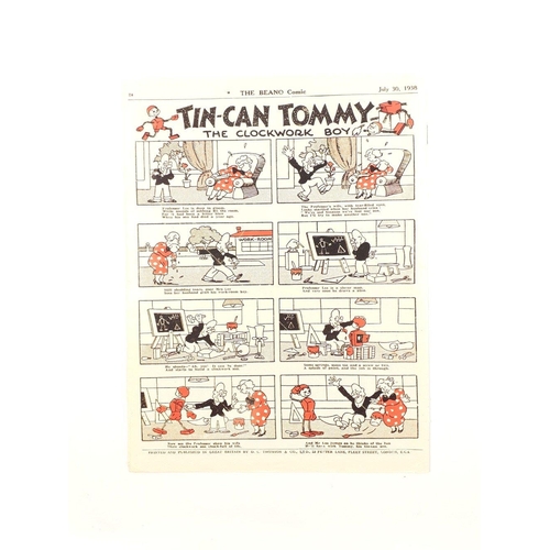 A fascimile copy of the first ever BEANO published in July 1938 plus ...