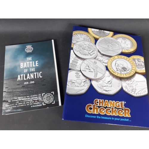 10p Coin Collection. A CHANGE CHECKER folder containing the full set of ...