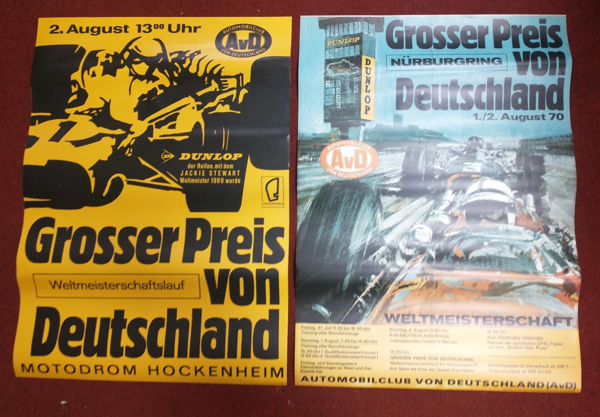 Two very high quality copies of original GERMAN MOTOR RACING interest ...