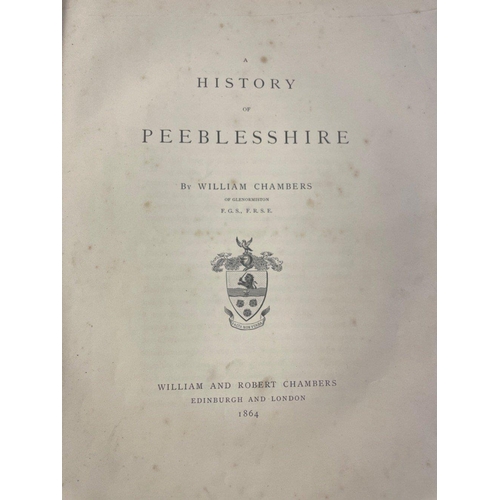 Very rare SIGNED Peebles interest publication. A HISTORY OF ...