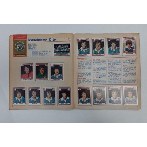 PANINI FOOTBALL '78 COLLECTOR'S ALBUM, complete with all cards which ...