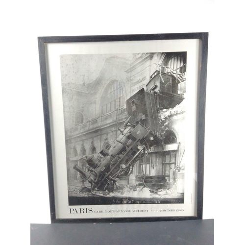 A modern framed print of an 1847 map of Ayrshire, an 1980s framed ...