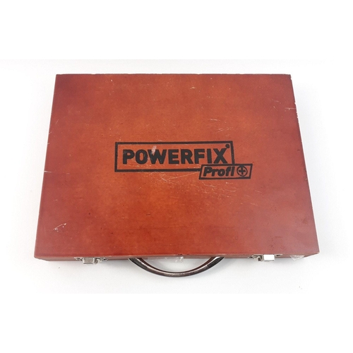 A boxed set of 12 unused POWERFIX PROFL+ chisels#493