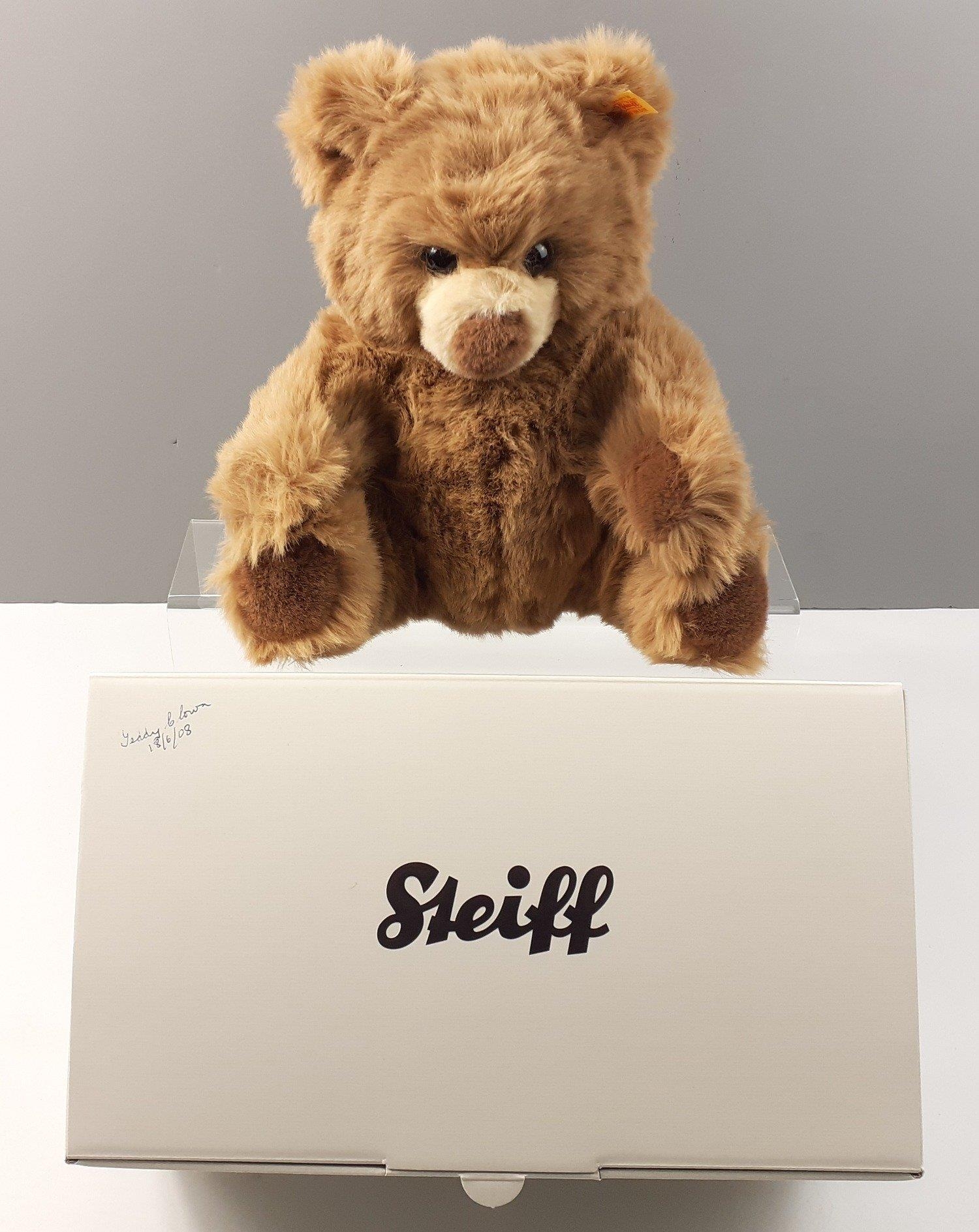 STEIFF BERTIE BEAR 660177 classic brown bear with Tag - comes in a ...