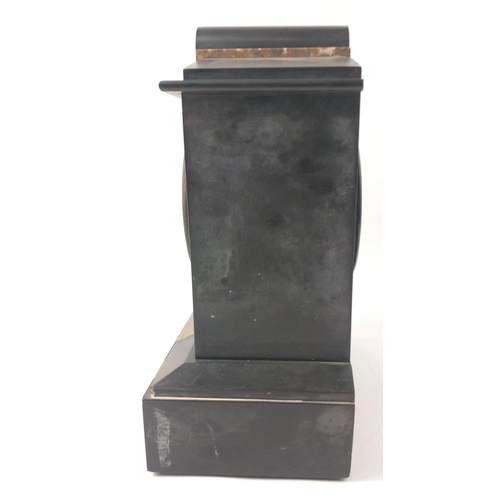 A beautiful and substantial marble mantel clock, with Russell of ...