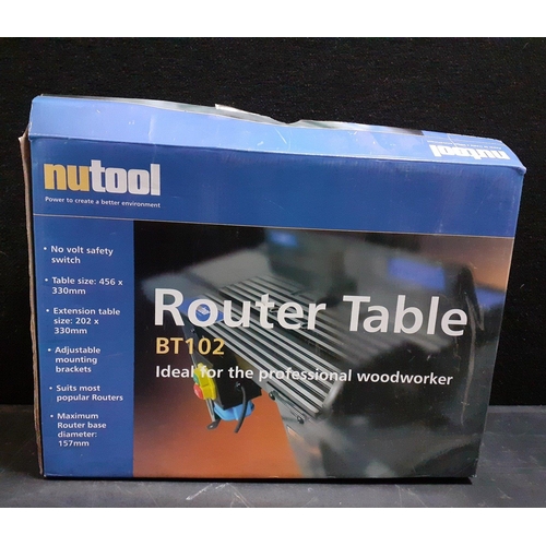 NUTOOL BT102 router table in box. Complete. Unused in box.#155