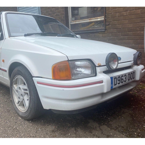 A FORD ESCORT XR3i CABRIOLET - original 1.6 injection engine 1986 Mark ...