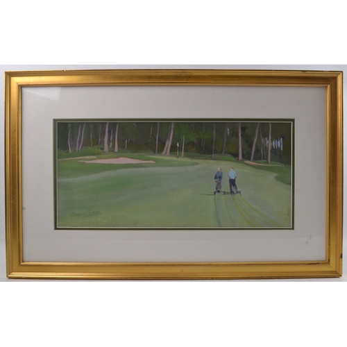 Margaret Evans Scottish DA ATC PSA 'Old Boys Early Start' pastel#326