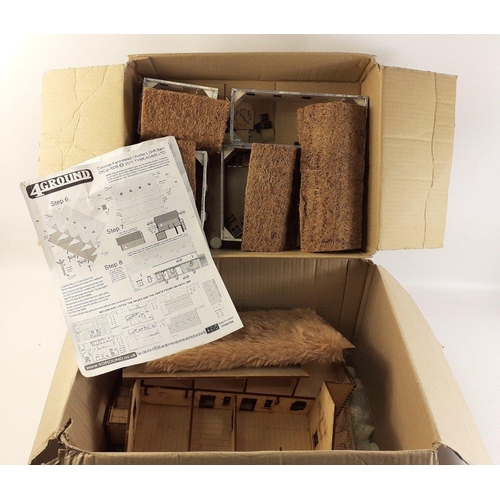 A large collection of table top war gamers pieces to include British ...