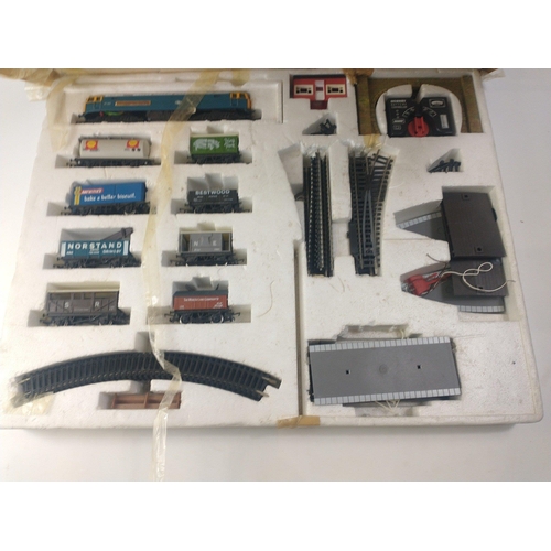 A HORNBY RAILWAYS SILVER JUBILEE FREIGHT electric train set R684 ...