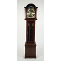 RICHARD BROAD, BODMIN, CORNWALL, MODERN GRANDMOTHER CLOCK, with weight ...