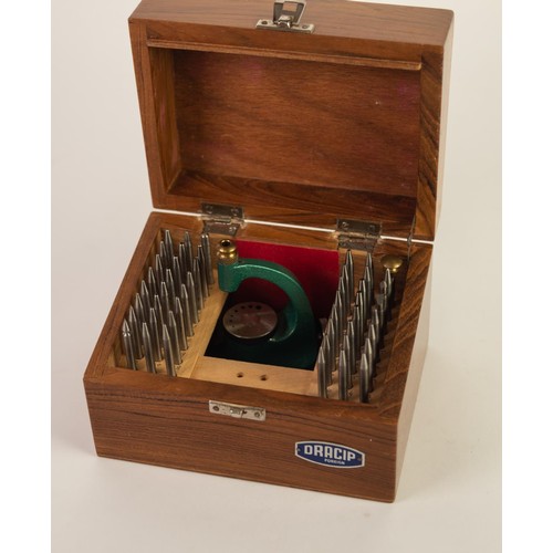 DRACIP CIRCA 1960's WATCHMAKERS STAKING TOOL SET with small G SHAPED ...