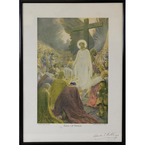 CHARLES E. BUTLER (1888-1957) ARTIST SIGNED COLOUR PRINT‘King of Kings ...