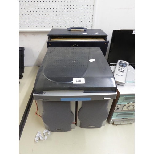 GOODMAN CD MICRO HIFI SYSTEM, WITH A PAIR OF LOUDSPEAKERS, WITH REMOTE ...