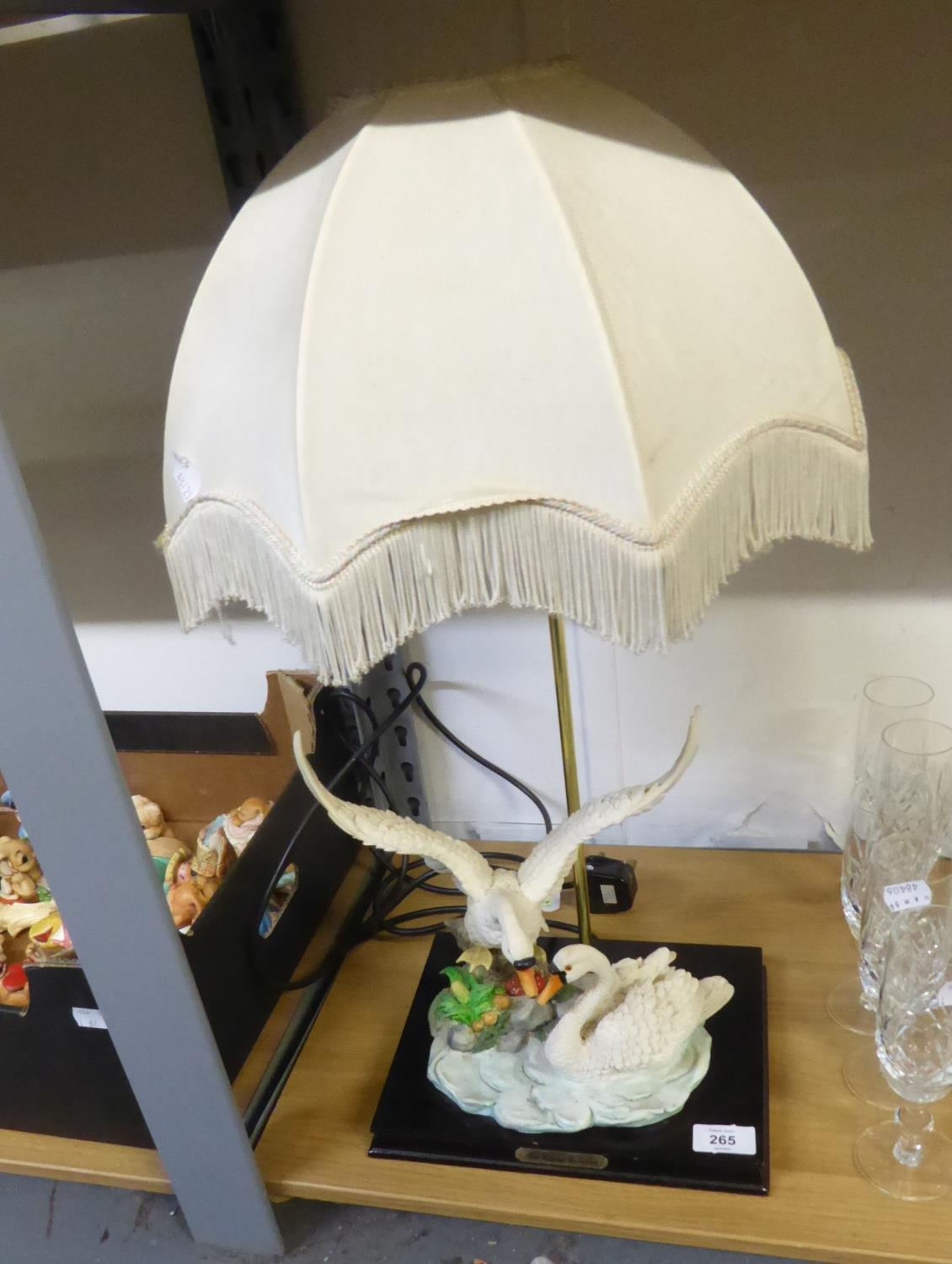 WIDDOP BINGHAM TABLE LAMP ‘THE JULIANA COLLECTION’ WITH A GROUP OF TWO ...