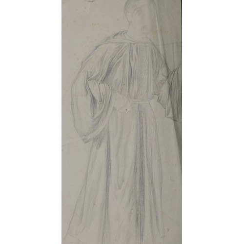 EDWARD RIDLEY (1883 - 1946) TWO UNSIGNED PENCIL DRAWINGS Figure studies ...