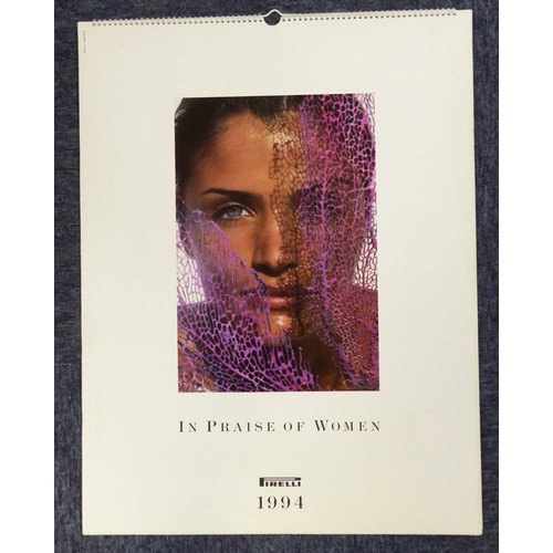FOUR PIRELLI CALENDARS 1995 - 1998, the 1997 edition with Pirelli ...