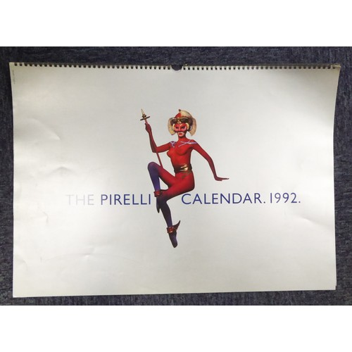 FOUR PIRELLI CALENDARS 1995 - 1998, the 1997 edition with Pirelli ...