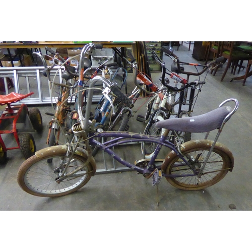 BICYCLES; VINTAGE 'THE RALEIGH BICYCLE' c.1960, TOGETHER WITH A PURPLE ...