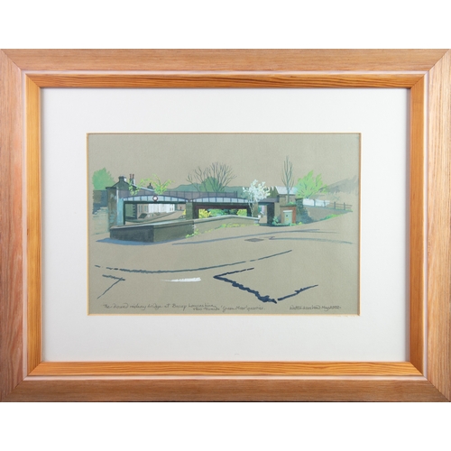 WALTER KERSHAW (b.1940) WATERCOLOUR & GOUACHE ON BUFF PAPER The disused ...