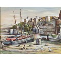 J NICHOLSON (TWENTIETH CENTURY)WATERCOLOUR 'Conway', North Wales Signed ...
