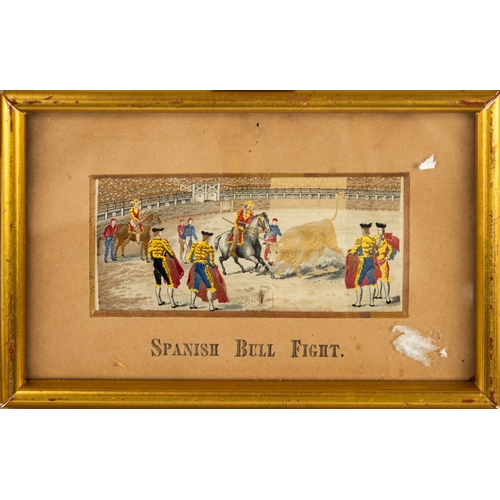 FOUR SMALL COLOUR STEVENGRAPHS, comprising: ‘The Crystal Palace ...