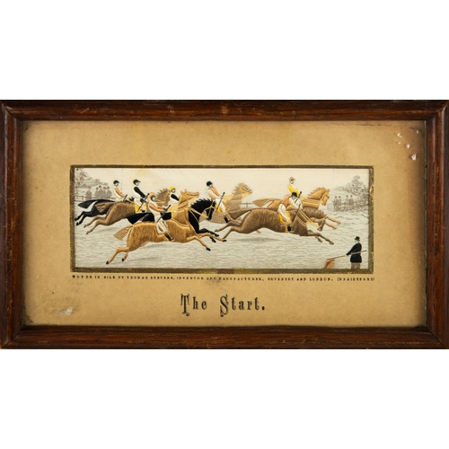 FOUR SMALL COLOUR STEVENGRAPHS, comprising: ‘The Crystal Palace ...