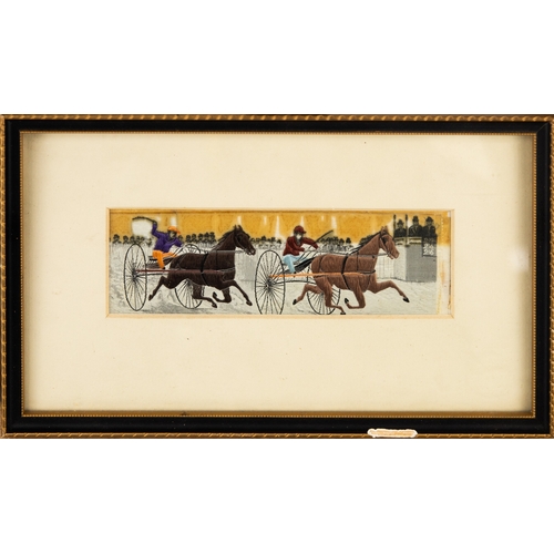 FOUR SMALL COLOUR STEVENGRAPHS, comprising: ‘The Crystal Palace ...