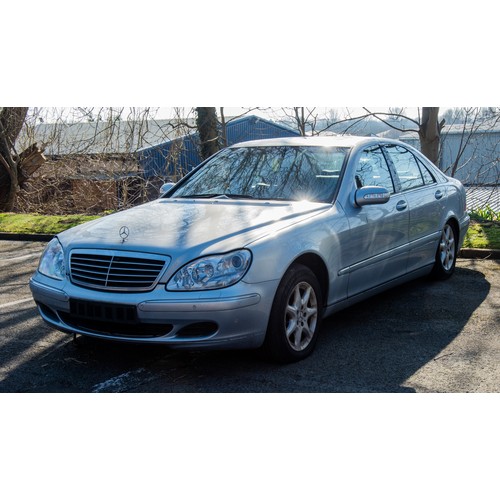 MERCEDES S320 CDI AUTOMATIC, FOUR-DOOR SALOON, BLUE, 2003, DIESEL, REG ...