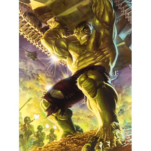 ALEX ROSS (1970) FOR MARVEL COMICS ARTIST SIGNED LIMITED EDITION COLOUR ...