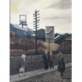 ROGER HAMPSON (1925 - 1996) OIL PAINTING ON BOARD 'Deep Navigation Mine ...