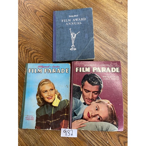 2 x Film Parade Hollywood - London hardbacks 1948 and 1950, edited by ...