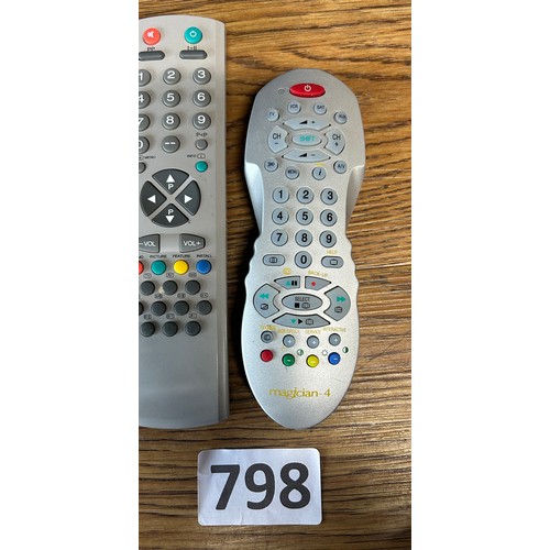 2 x universal remote controls - TV/DVD