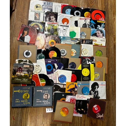 Selection of various records