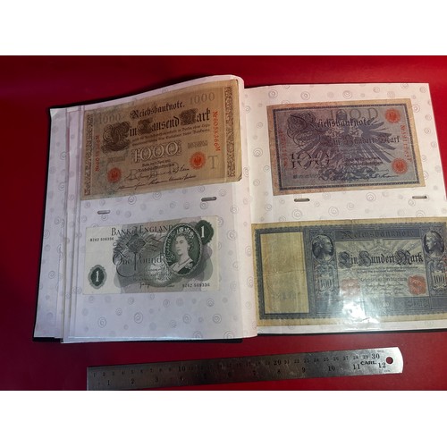 Foreign and vintage bank note collection