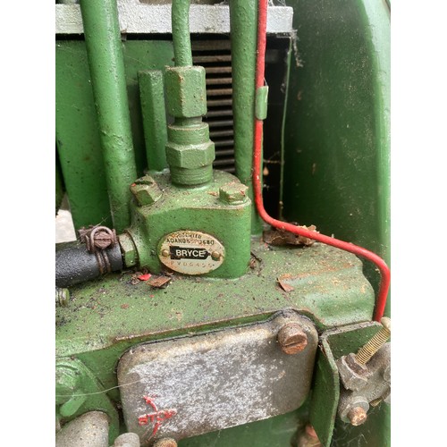 Lister static diesel engine on trolley