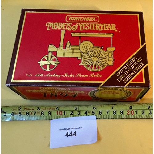 Matchbox "models of yesterday" limited edition steam roller