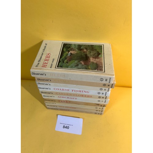 10 x Observer books - assorted subjects