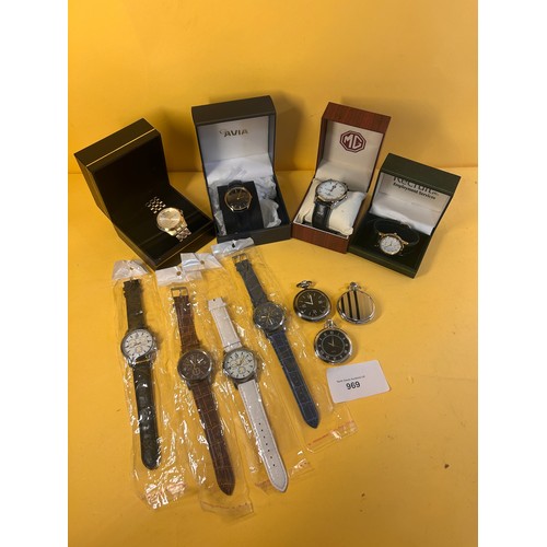 Selection of watches and pocket watches (some new)