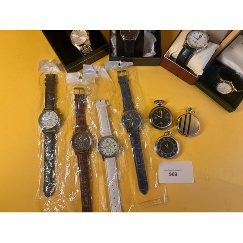 Selection of watches and pocket watches (some new)