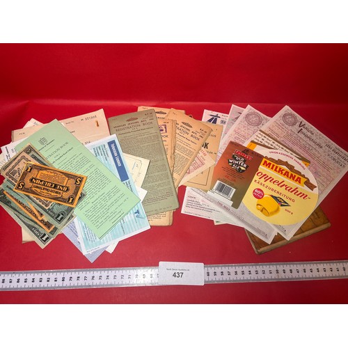 Selection of ephemera