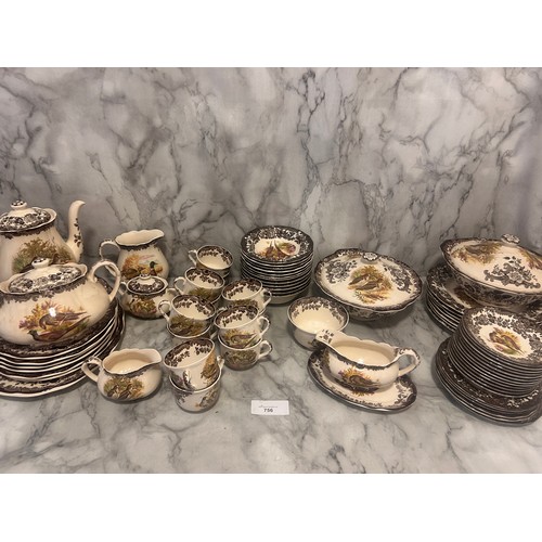 Large collection of Palissy “Game Series” tableware by Royal Worcester