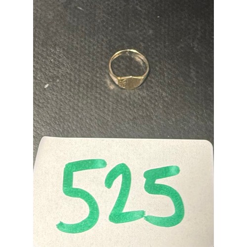 9ct Gold childs signet ring 1g