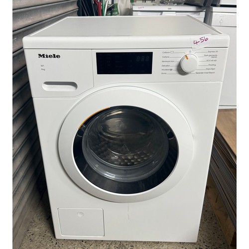 Miele W1 washing machine, 8kg capacity. Model: WCD120 WCS (as labelled ...