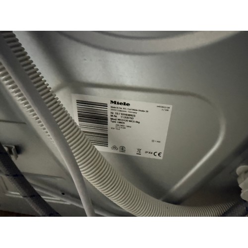 Miele W1 washing machine, 8kg capacity. Model: WCD120 WCS (as labelled ...
