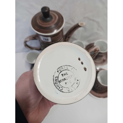 RYE RETRO POTTERY COFFEE SET